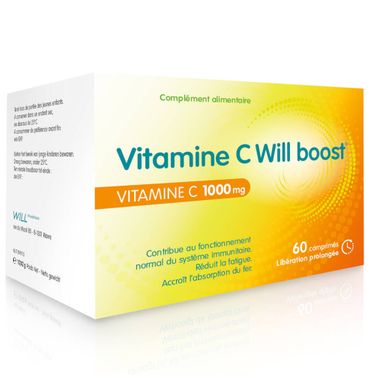 Vitamine C Will Boost 60 St - Farmaline