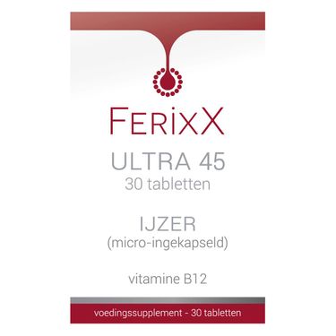 FerixX Ultra 45 Ijzer - Vitamine B12 30 St - Farmaline