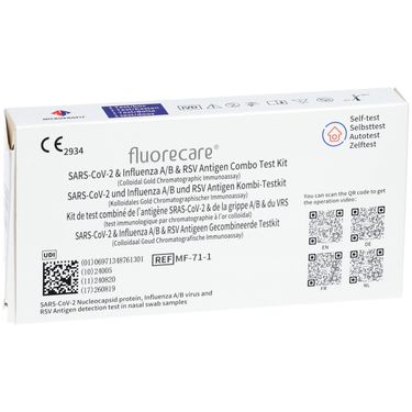 fluorecare® SARS-CoV-2 & Influenza A/B & RSV Antigen Combo Test Kit 1 ...