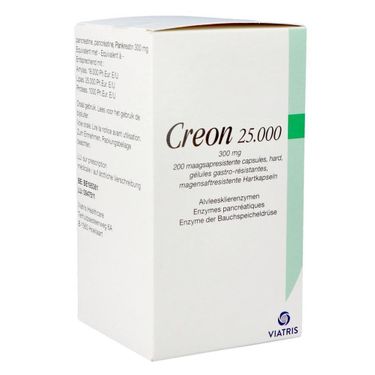Creon 25.000 300 mg 200 St - Farmaline