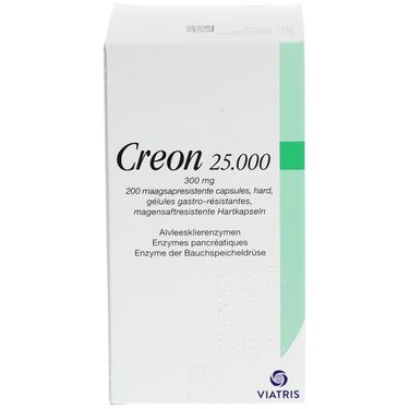 Creon 25.000 300 mg 200 St - Farmaline
