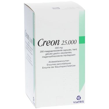 Creon 25.000 300 mg 200 St - Farmaline