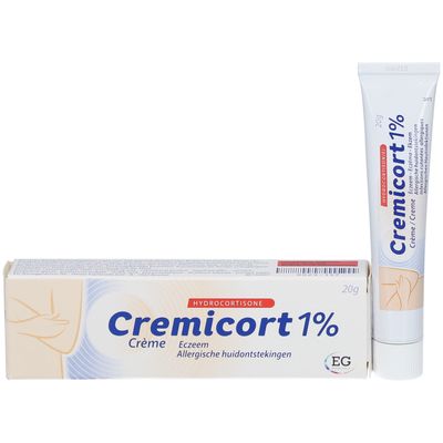 Cremicort | Eczeem | 1% hydrocortisone crème 20 g - Farmaline