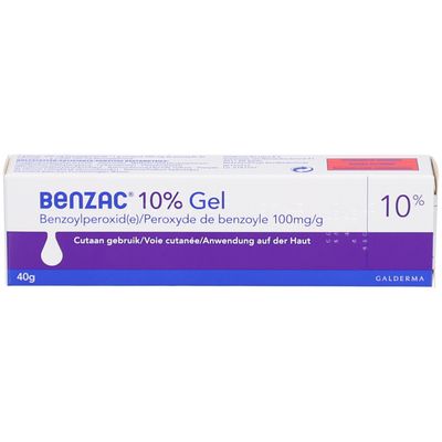 Benzac® Ac 10% Gel 40 g - Farmaline