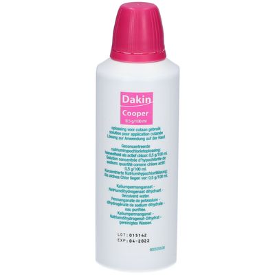 Dakin Cooper® 0,5 g/100 ml Solution pour Application Cutanée 250 ml ...