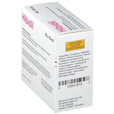 Hibidil 10x15 ml - Farmaline