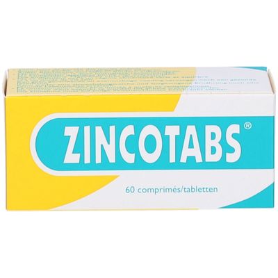 Zincotabs 60 St - Farmaline