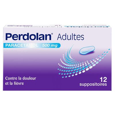 Perdolan® Adultes | Paracétamol 500mg Contre Douleurs et Fièvres 12 pc ...