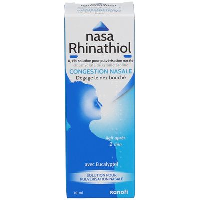 Nasa Rhinathiol 0,1% - Verstopte Neus 10 ml - Farmaline