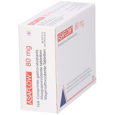 Asaflow 80mg 168 pc(s) - Farmaline