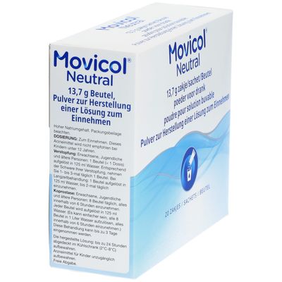 Movicol® Neutrale smaak 20x13,7 St - Farmaline