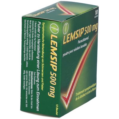 Lemsip 500mg 10 St - Farmaline