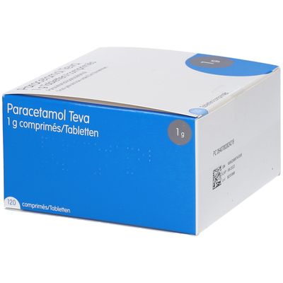 Paracetamol Teva 1g 120 St - Farmaline