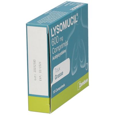 LYSOMUCIL 600mg | Toux Grasse 10 pc(s) - Farmaline