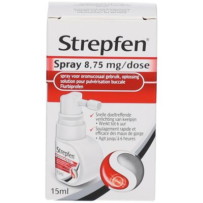 Strepfen Spray 8,75mg/Dose 15 ml - Farmaline