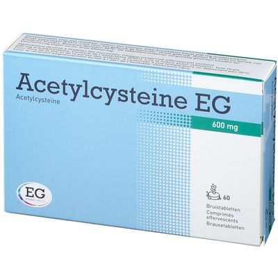 Acetylcysteïne EG 600 mg | Slijmhoest 60 St - Farmaline