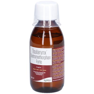 Toularynx Dextromethorpan Forte Toux Sèche 160 ml - Farmaline