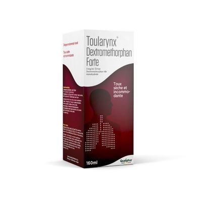 Toularynx Dextromethorpan Forte | Toux Sèche 160 ml - Farmaline