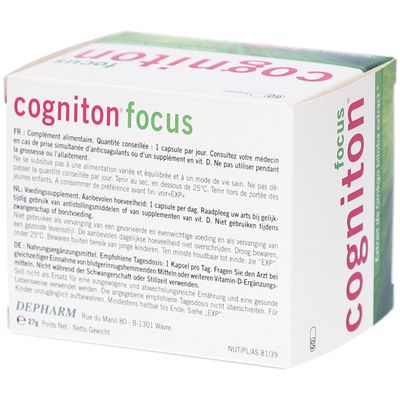 Cogniton Focus Geheugen & Concentratie 60 St - Farmaline