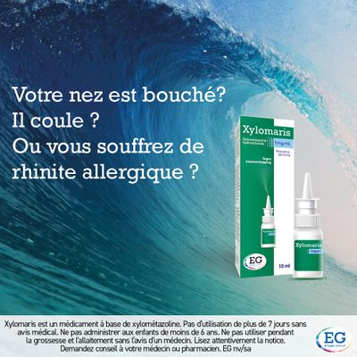 Xylomaris Spray Nasal 1 mg/ml | Rhume & Nez qui coule 10 ml - Farmaline
