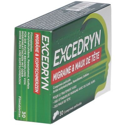 Excedryn Migraine en Hoofdpijn 30 St - Farmaline