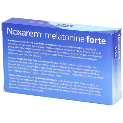 Noxarem Melatonine Forte 5 mg 50 St - Farmaline