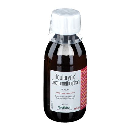 Toularynx Dextromethorphan Sirop Toux Sèche 180 ml - Farmaline