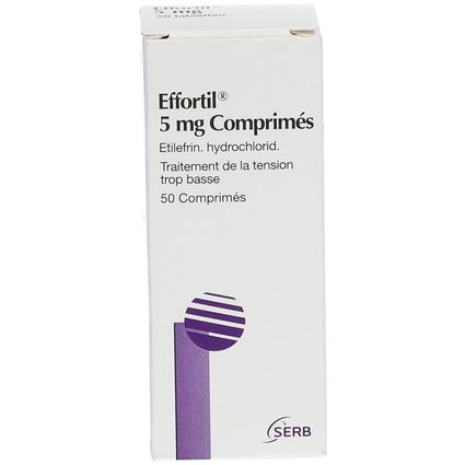 Effortil 5mg 50 St - Farmaline