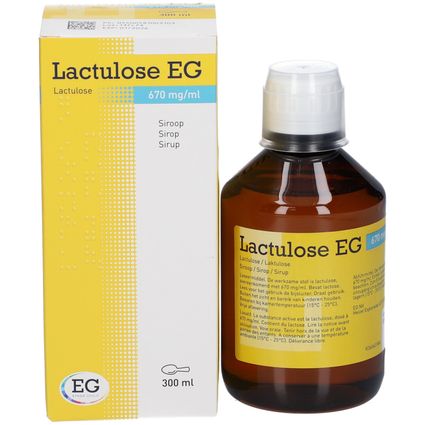 Lactulose EG 670 mg/ml | Laxeermiddel 300 ml - Farmaline