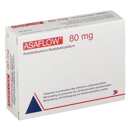 Asaflow 80mg 112 St - Farmaline