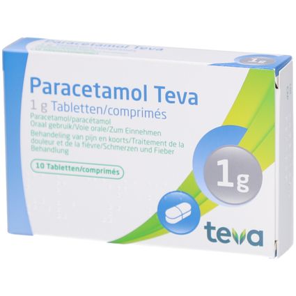 Paracetamol Teva 1 g 10 St - Farmaline