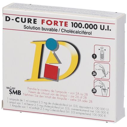 D-Cure Forte 100.000 UI 3 pc(s) - Farmaline