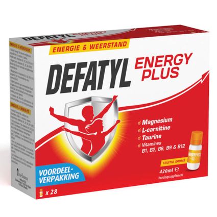 Defatyl Energy Plus Drinkbaar 28x15 ml - Farmaline