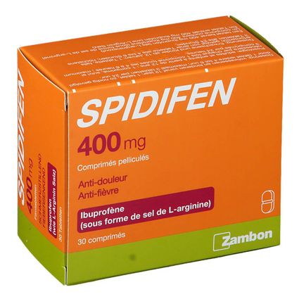 SPIDIFEN 400 mg Ibuprofen | Pijn & Koorts 30 St - Farmaline