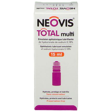 NEOVIS® TOTAL Multi Solution Ophtalmique 15 ml - farmaline.be
