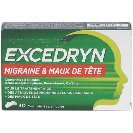Excedryn Migraine en Hoofdpijn 30 St - Farmaline