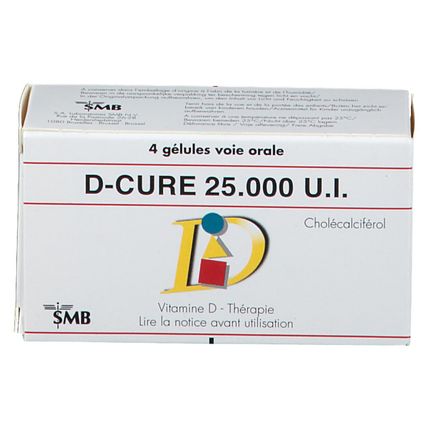 D-Cure 25 000 I.E. 4 St - Farmaline