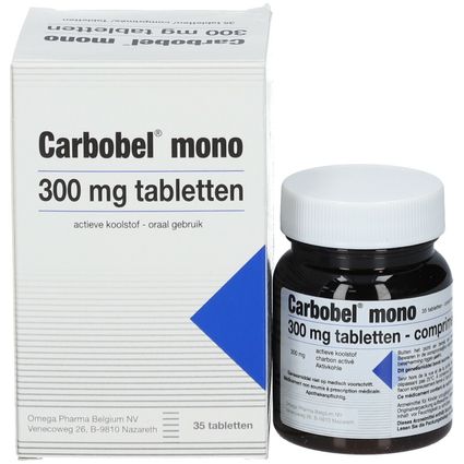 Carbobel® Mono 300mg - avec Charbon Actif 35 pc(s) - Farmaline