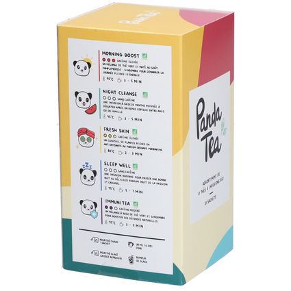 Panda Tea Assortiment de Thé et d'Infusion Bio 20 pc(s) - Farmaline