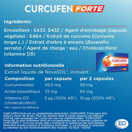 Curcufen Forte |Articulations & Muscles 30 pc(s) - Farmaline