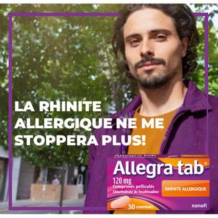 Allegra tab 120 mg | Allergie | Antihistaminique non somnolent 30 pc(s ...