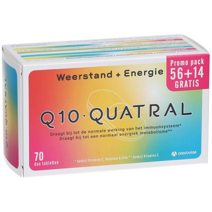 Q10 Quatral + 14 Tabletten GRATIS 56+14 pc(s) - Farmaline