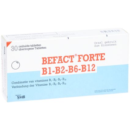 Befact Forte B1-B2-B6-B12 30 St - Farmaline