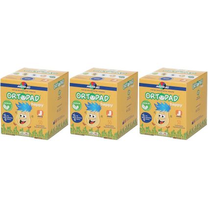Ortopad Happy Junior Pansements Yeux 3x50 pc(s) - Farmaline