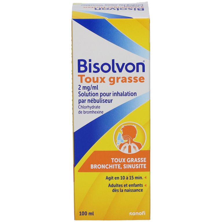 Bisolvon® Toux Grasse 2 mg/ml Solution pour Inhalation par Nébuliseur ...