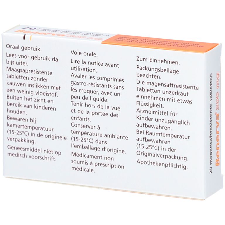 Benerva 300mg 20 St - Farmaline