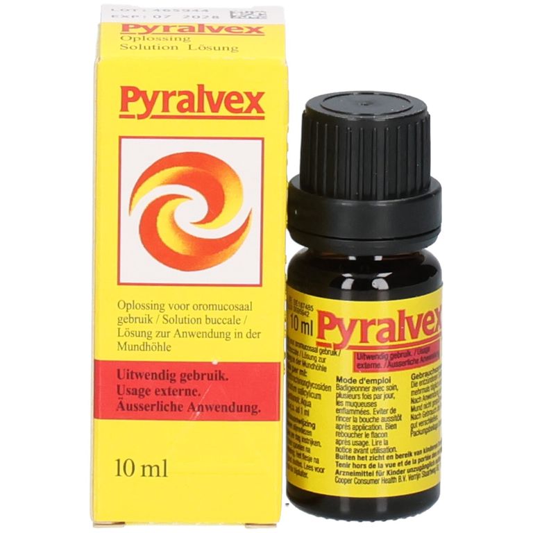 Pyralvex | Aphtes et petites plaies buccales 10 ml - Farmaline