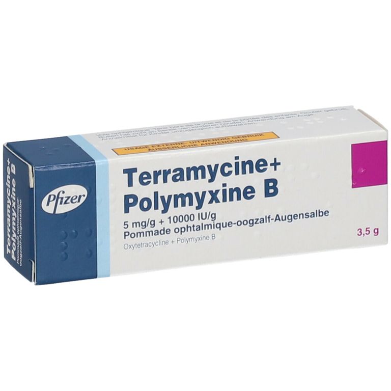 Terramycine Pommade Ophtalmique 3,5 g - Farmaline