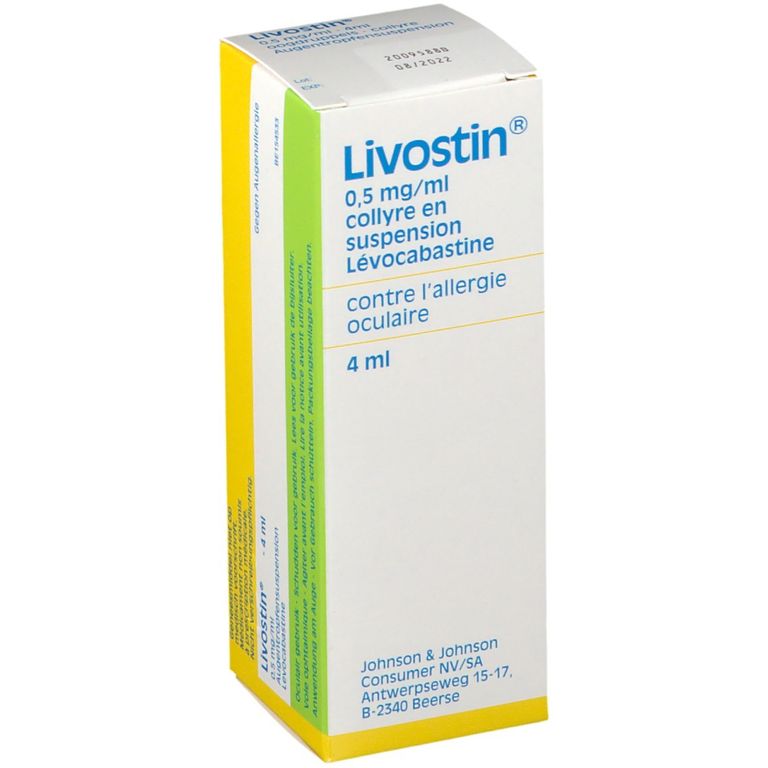 Livostin® Gouttes Yeux | Allergies 4 ml - Farmaline