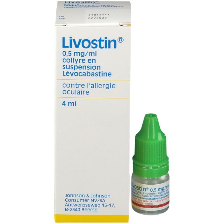 Livostin® Gouttes Yeux | Allergies 4 ml - Farmaline